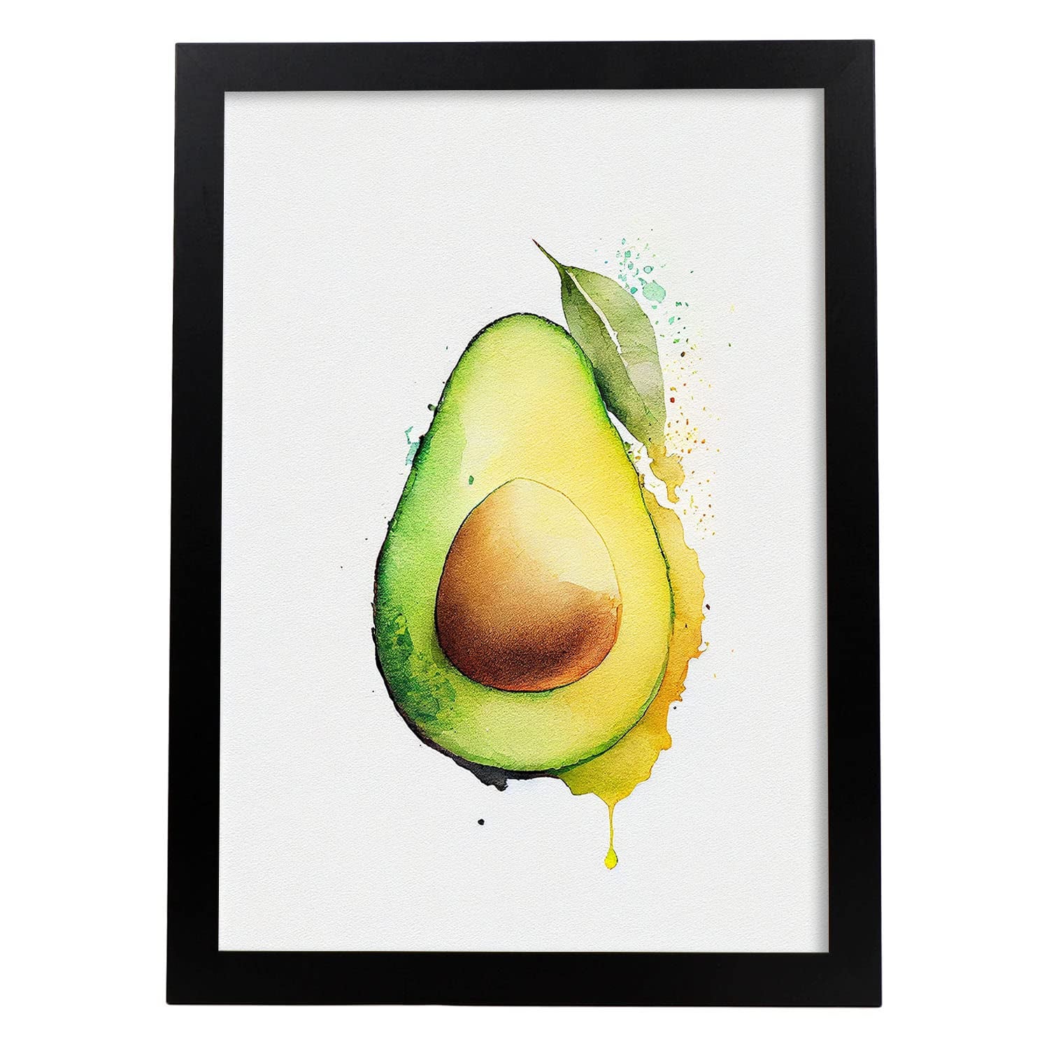 Nacnic Poster De Aguacate A Todo Color Ilustraciones De Frutas Verduras ...