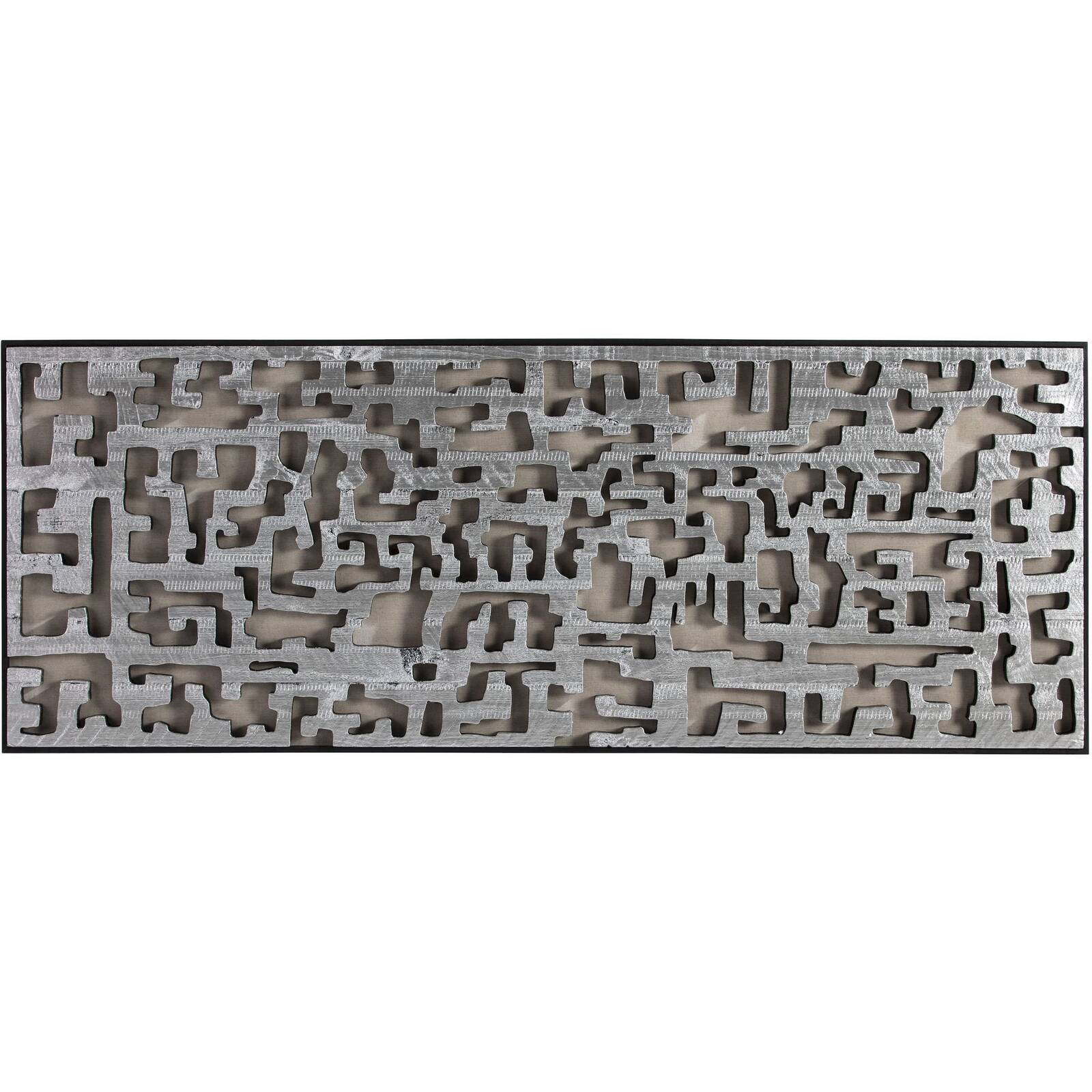 Tableau Shell 160 x 5 x 60 cm Noir, Argent | Leroy Merlin