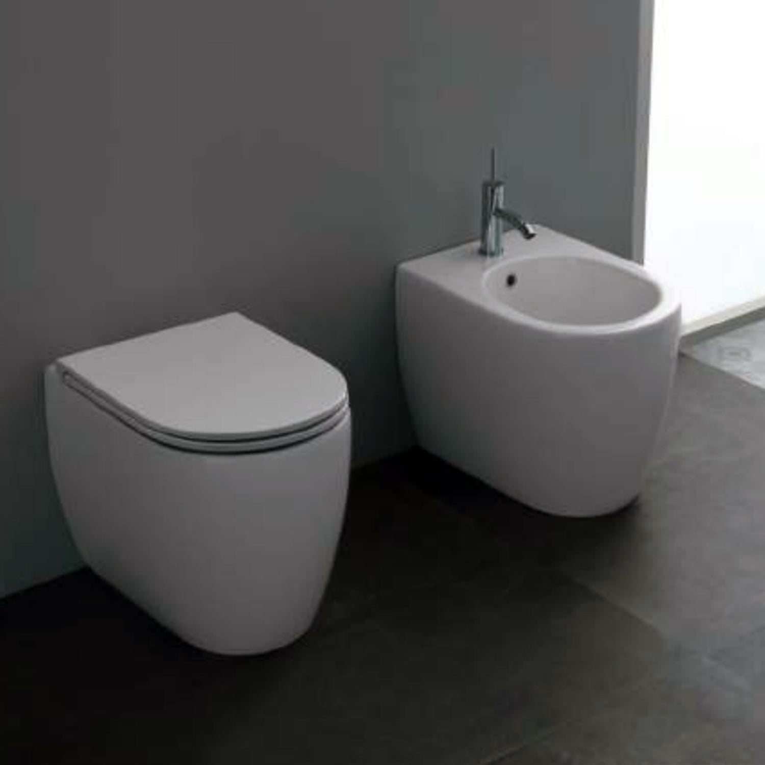 Paffoni Effe conjunto mezclador de lavabo y bidÃ© cuadrado | Leroy Merlin