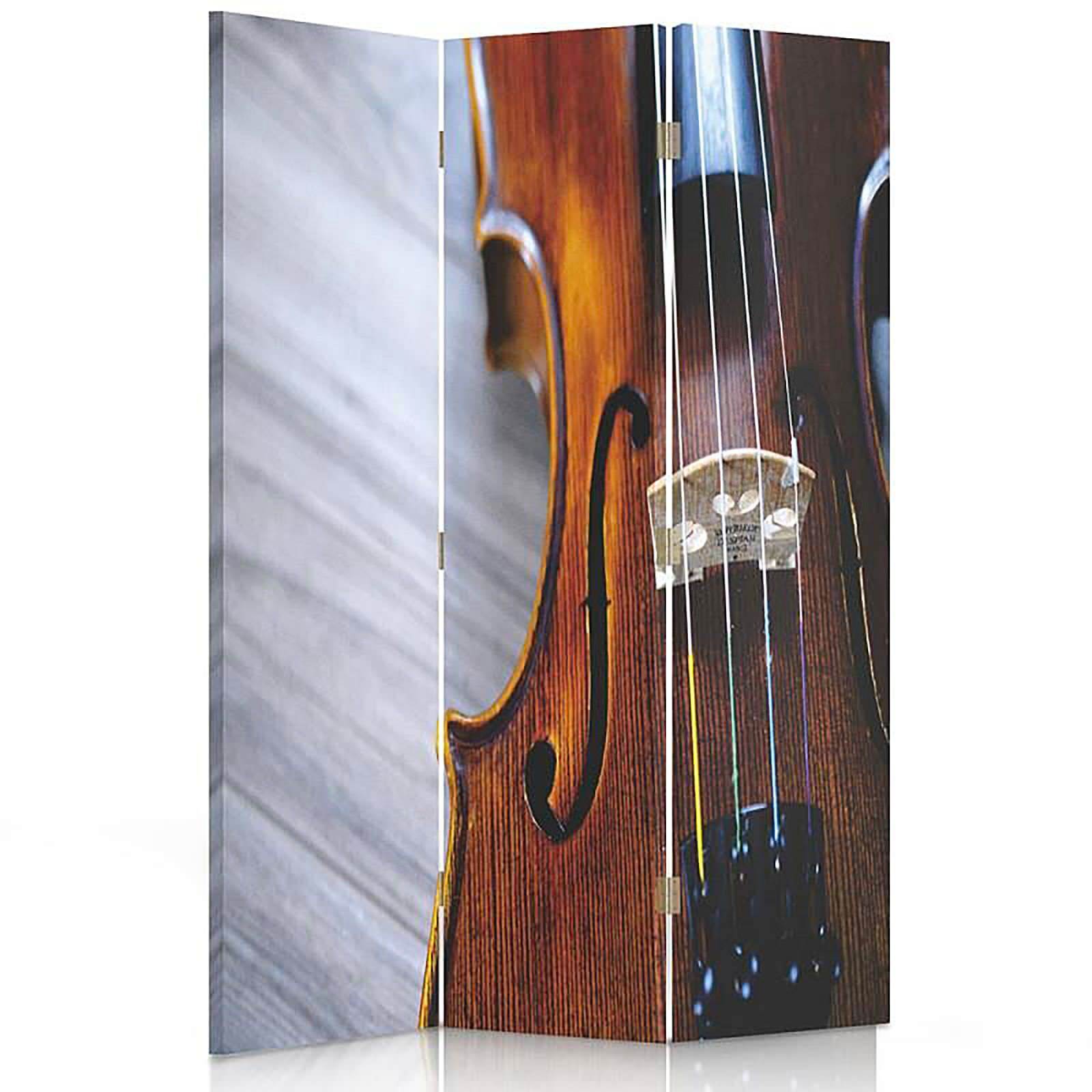 Paravent Design Violon en Trois Volets pour Intérieur Chic - 110 x 180 ...