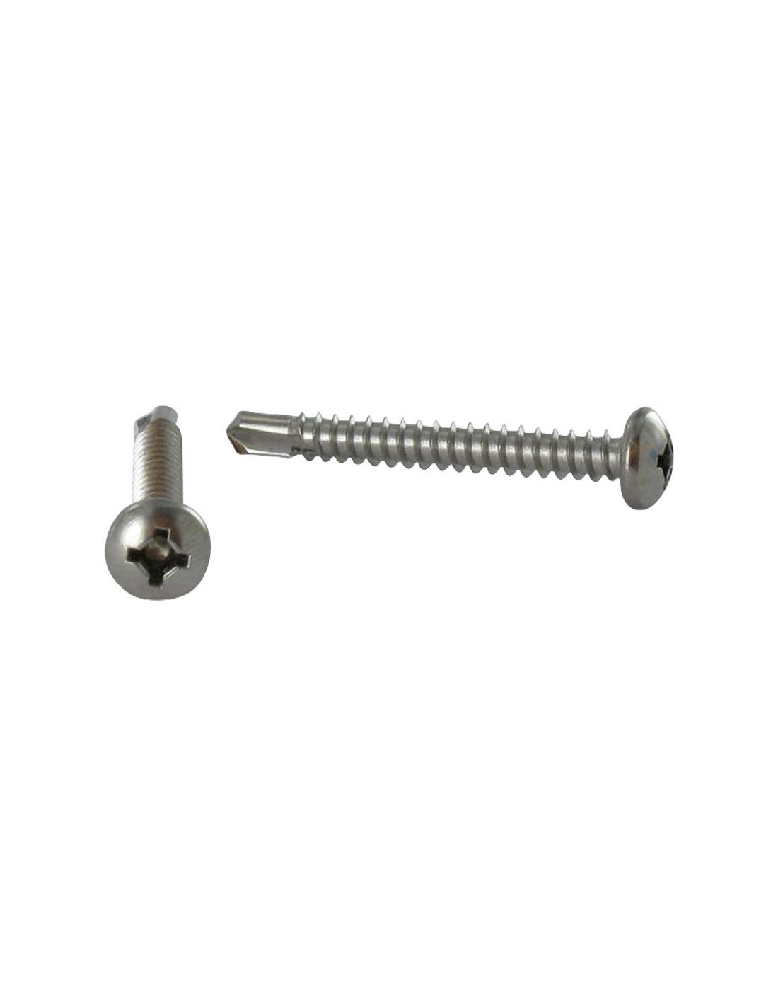 Vis autoperceuse Tête cylindrique TC Carré phillips 4.8X16 SQ2+PH2 Inox ...