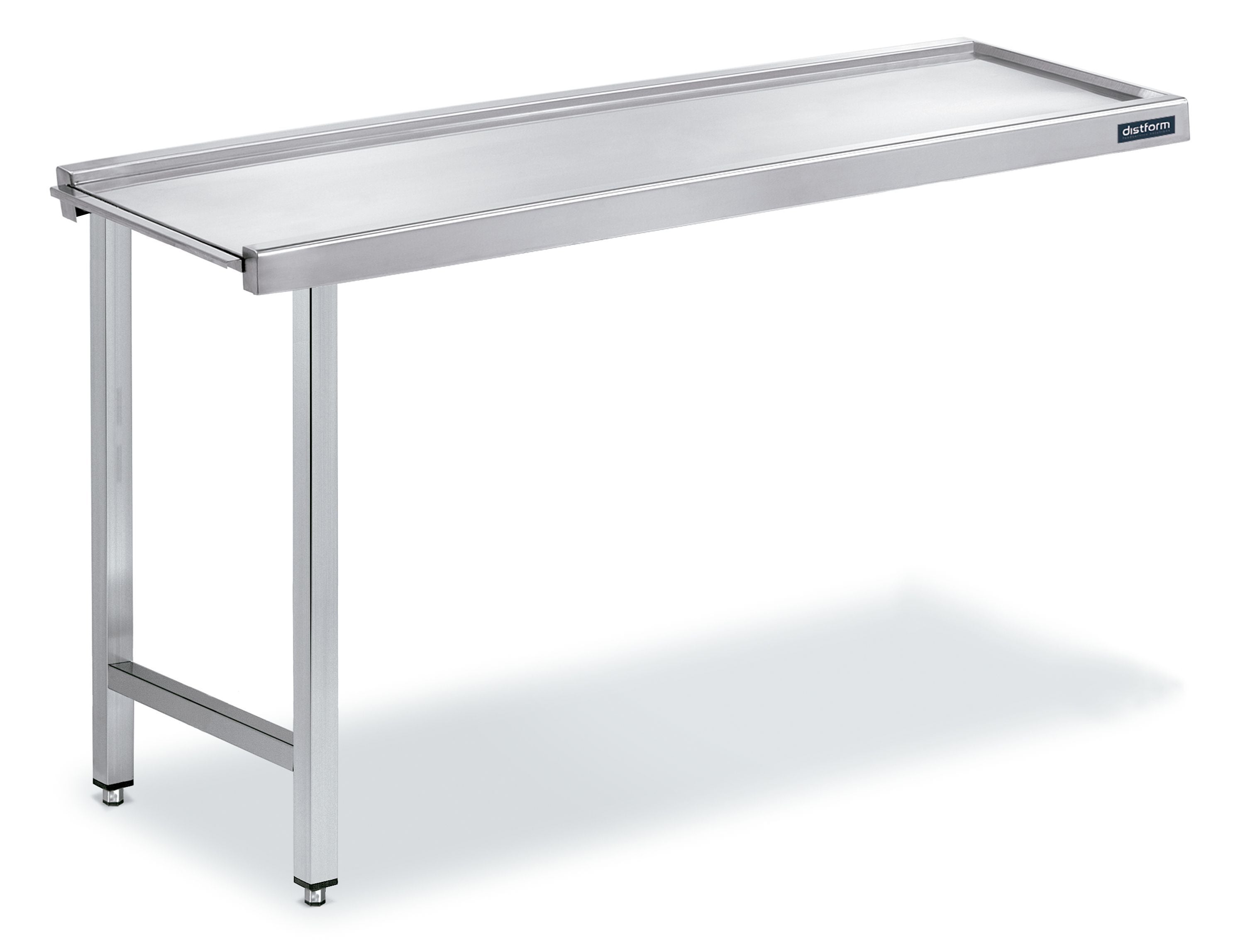 Table Entrée/Sortie en Inox Centrale Sans Étagère - Distform - l60- L0 ...
