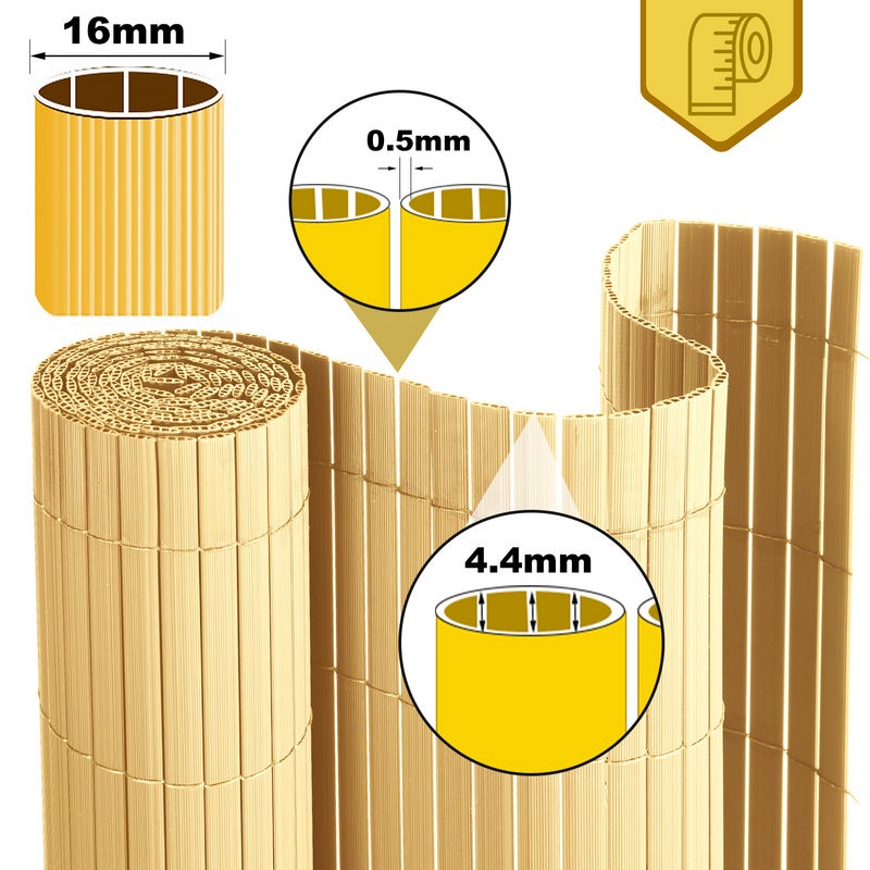 Frangivista in PVC, Paravento da Giardino, Piscine, Balcone Terrazza ...