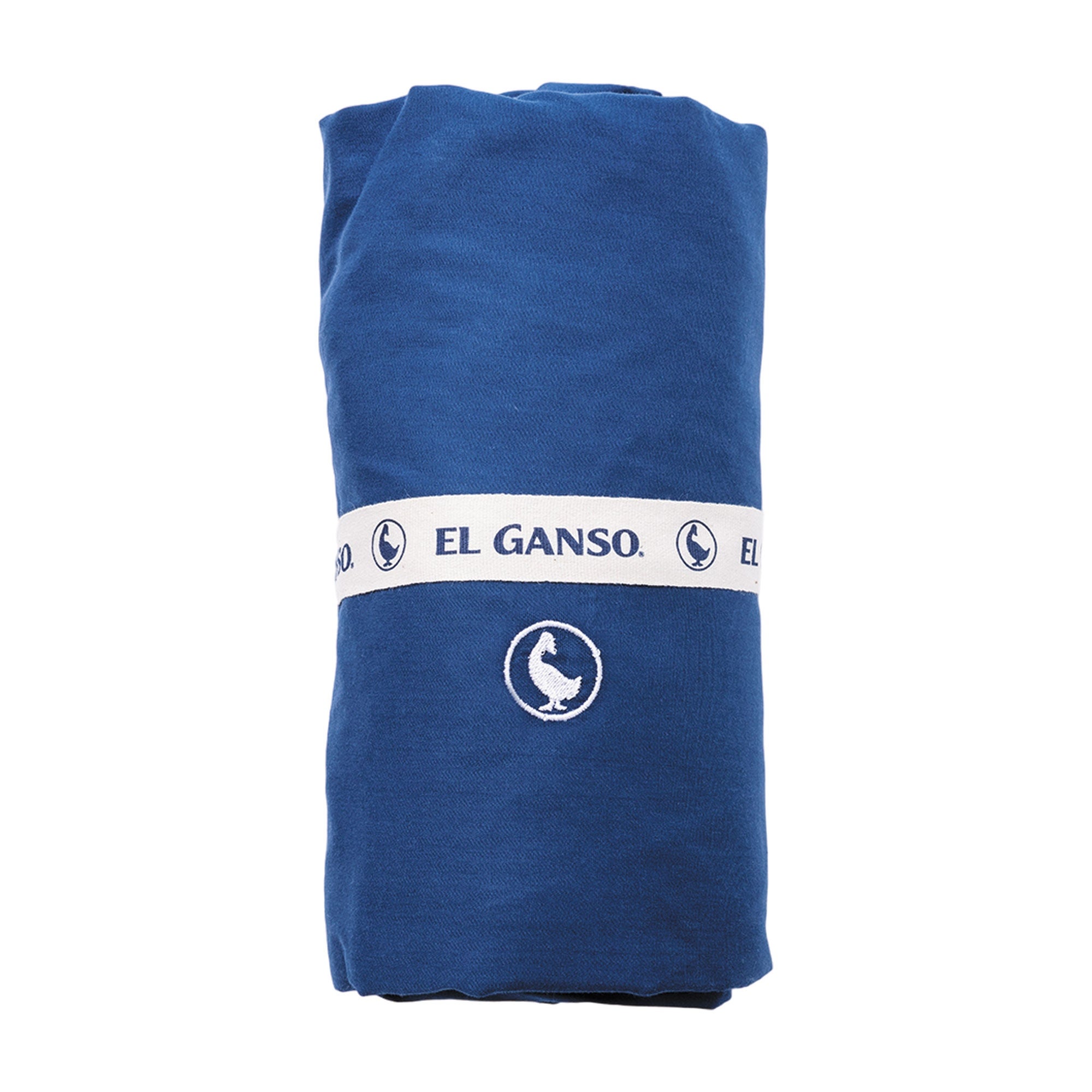 Drap housse 100% Coton 180TC logo brodé bleu marine El Ganso | Leroy Merlin