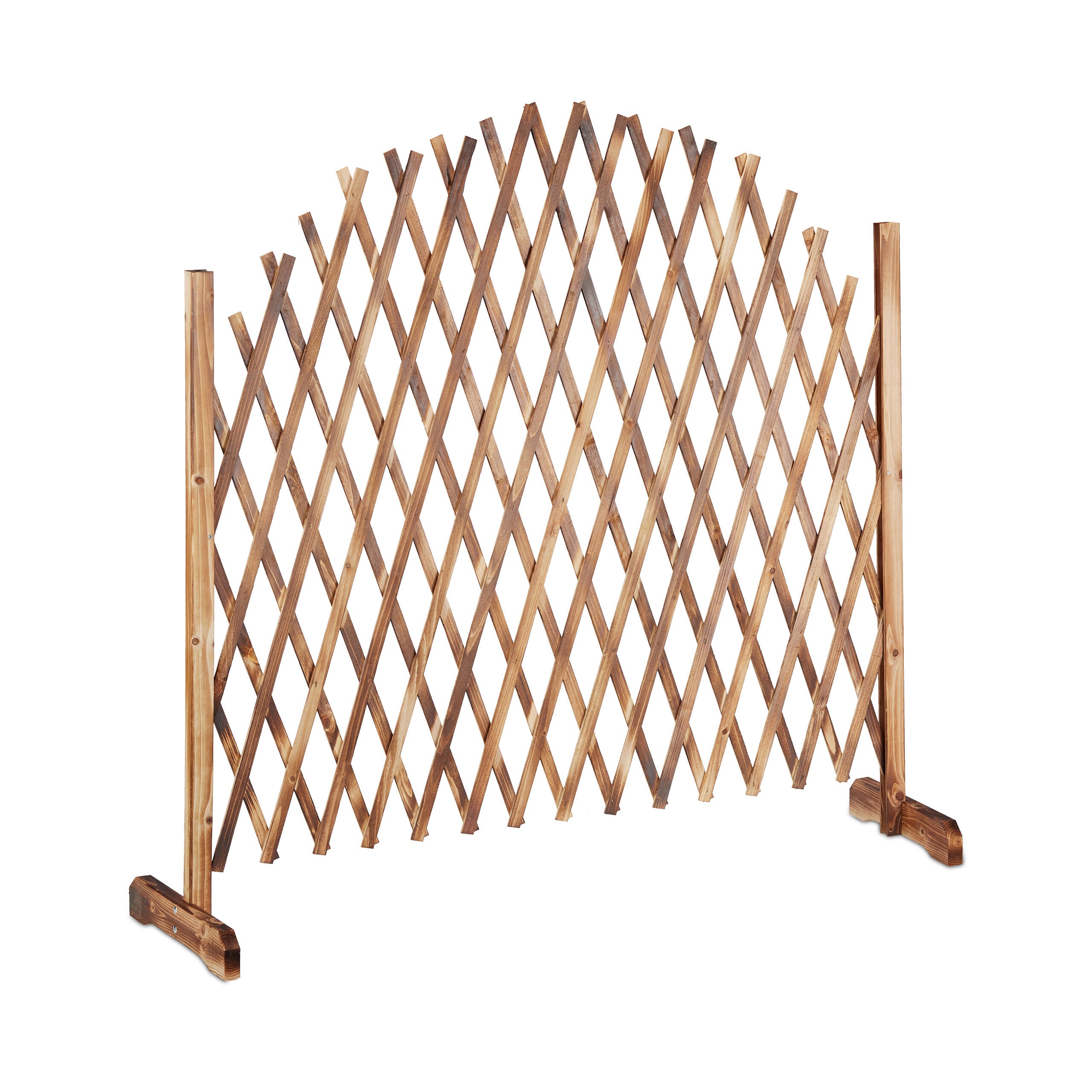 Treillis jardin en bois extensible 200cm, Clôture grillage pliable ...