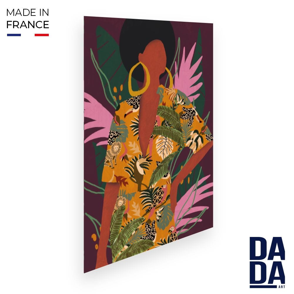 Affiche Élégance Exotique 60x80cm Fabriqué En France Dada Art