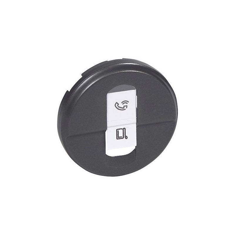 Legrand 067951 Enjoliveur CEliane prise RJ45 finition graphite | Leroy ...