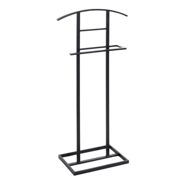 Valet de Chambre en Métal "Lanida" 101cm Noir | Leroy Merlin