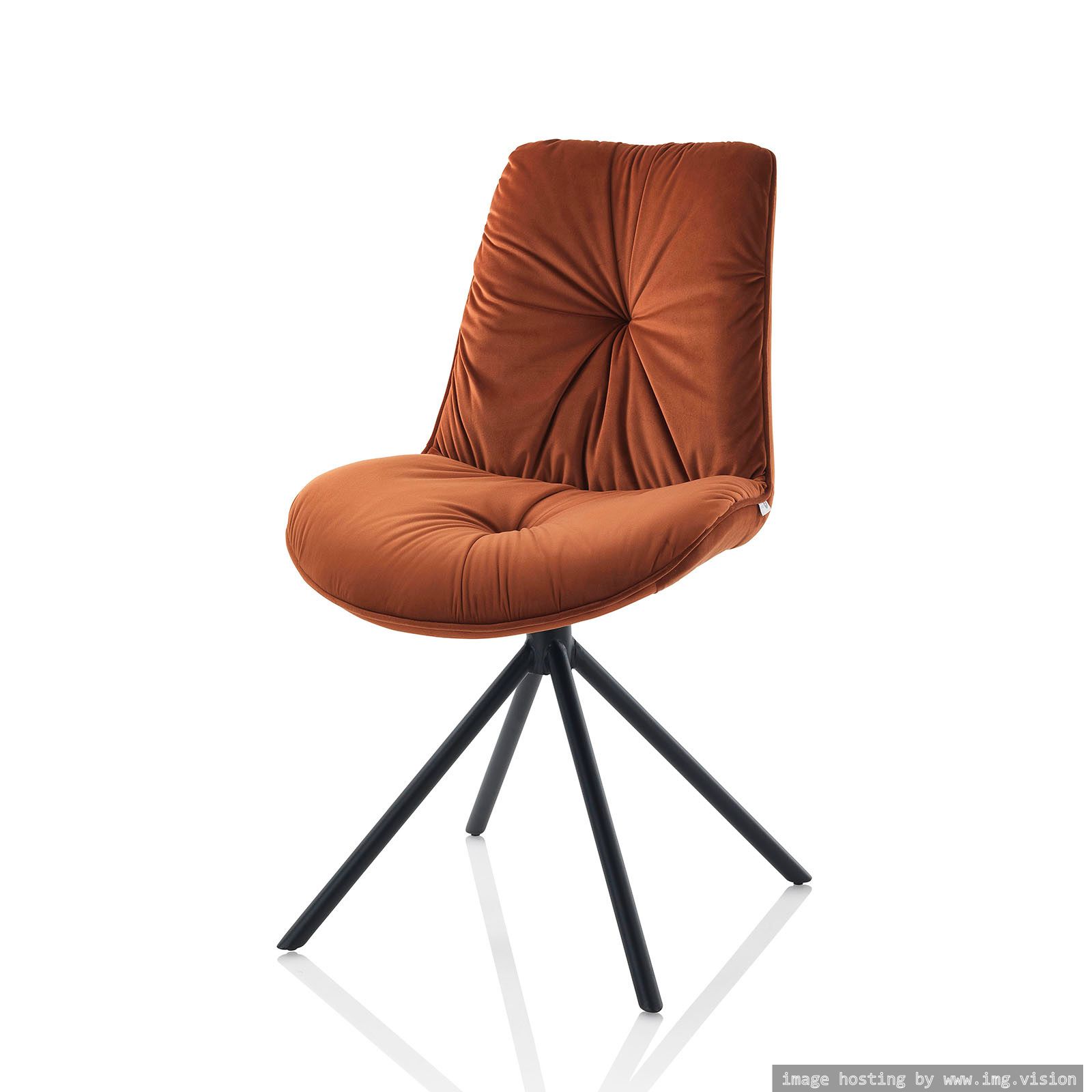 Set de 2 Sillas WENDY naranja | Leroy Merlin