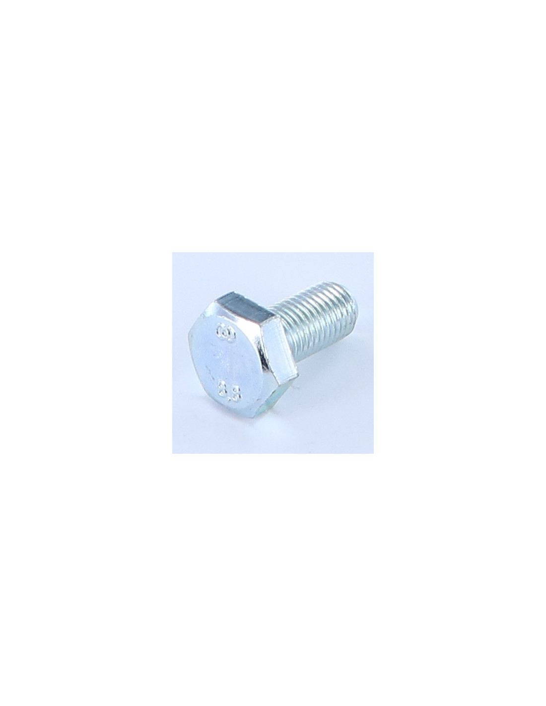 Vis métaux Tête hexagonale TH M10X20 Filetage total Classe 8.8 Pas fin Pas de 125 Acier zingué ...