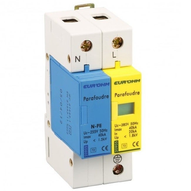 Parafoudre Type 2, Imax 40kA, In 20kA 1P+N | Leroy Merlin