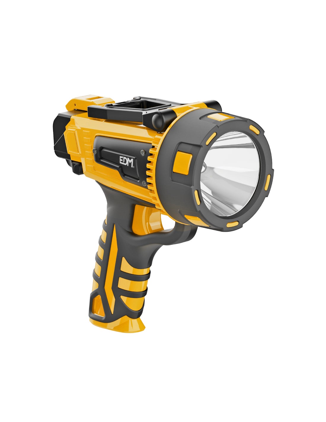 Foco LED de mano con 4 modos de luz (10W 7500K 1000lm) IP65 color negro ...