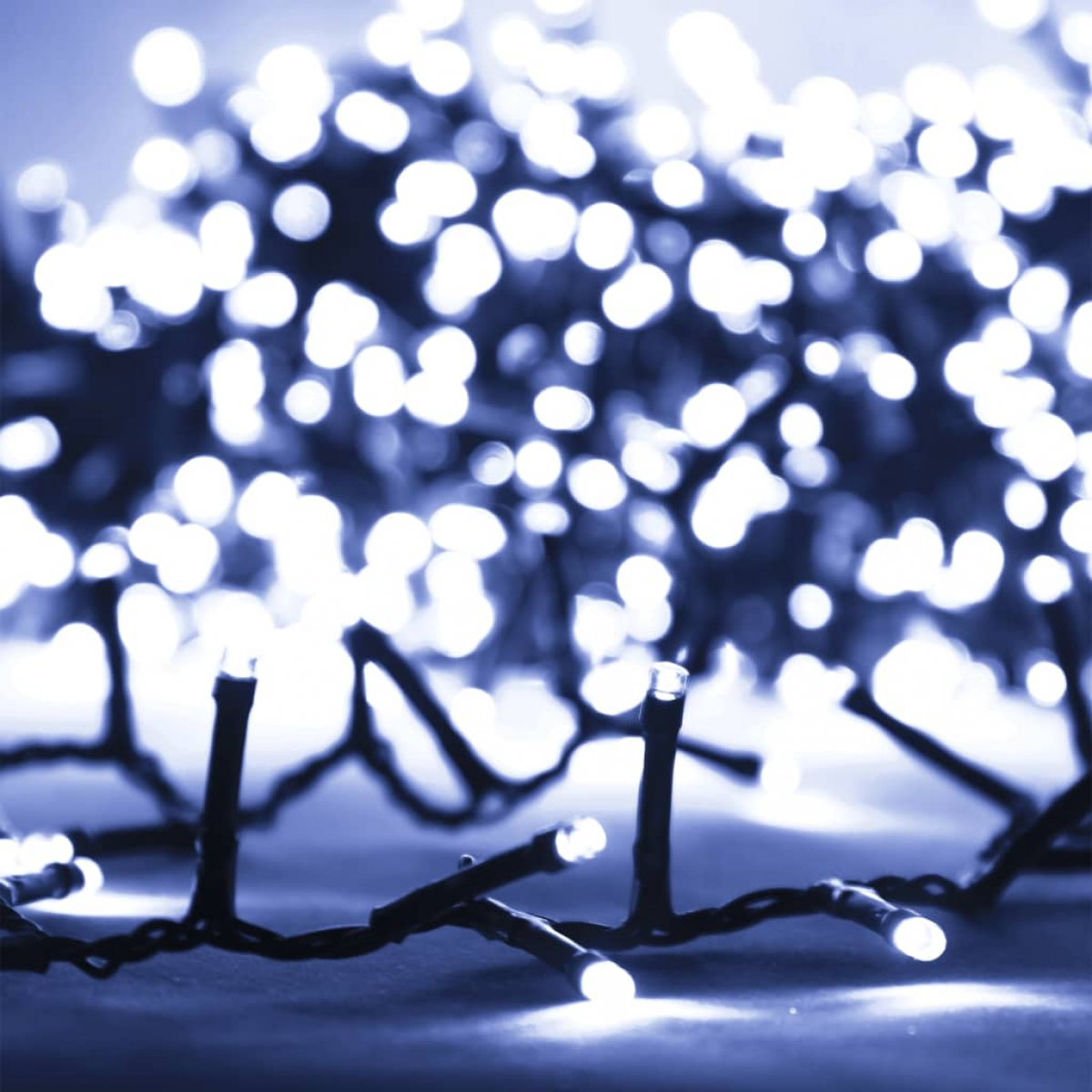 Tira de luces compacta con 1000 LED PVC blanco frío 25 m - COMFORTXL ...
