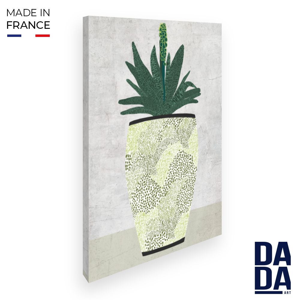 Toile Plante pot / 60x90cm / Fabriqué en France / DADA ART | Leroy Merlin