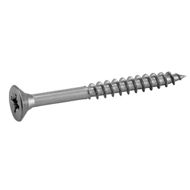 Vis à bois aggloméré tête fraisée pozidrive A2 filetage partiel 6X60/35 ...