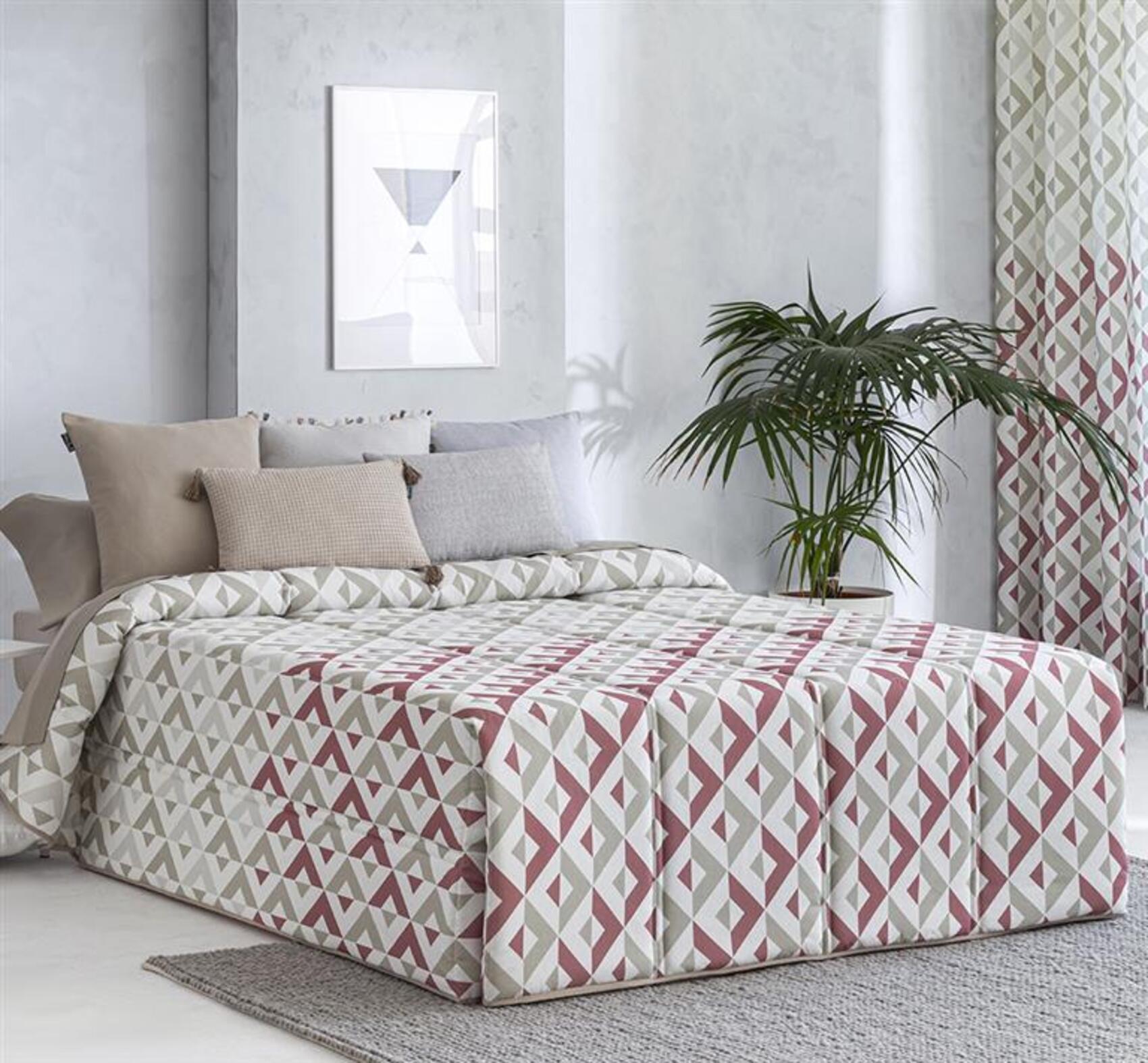 Edredón Conforter Murcia Rosa para cama de 135 cm | Leroy Merlin