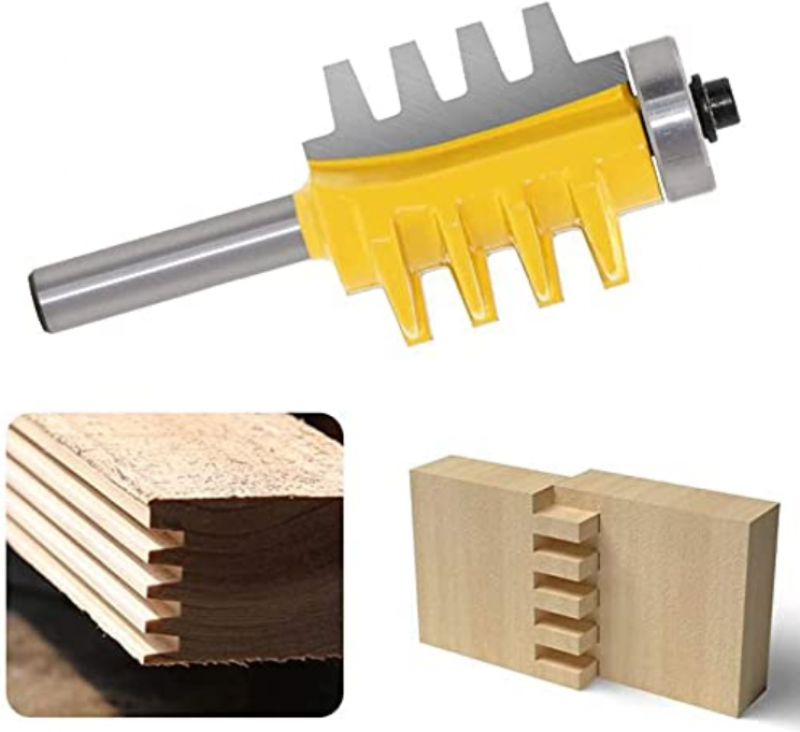 Fraise à Rainurer 8mm, Fraise à Bois pour Panneaux de Densité,Fraise à rainurer droit Fraises à ...