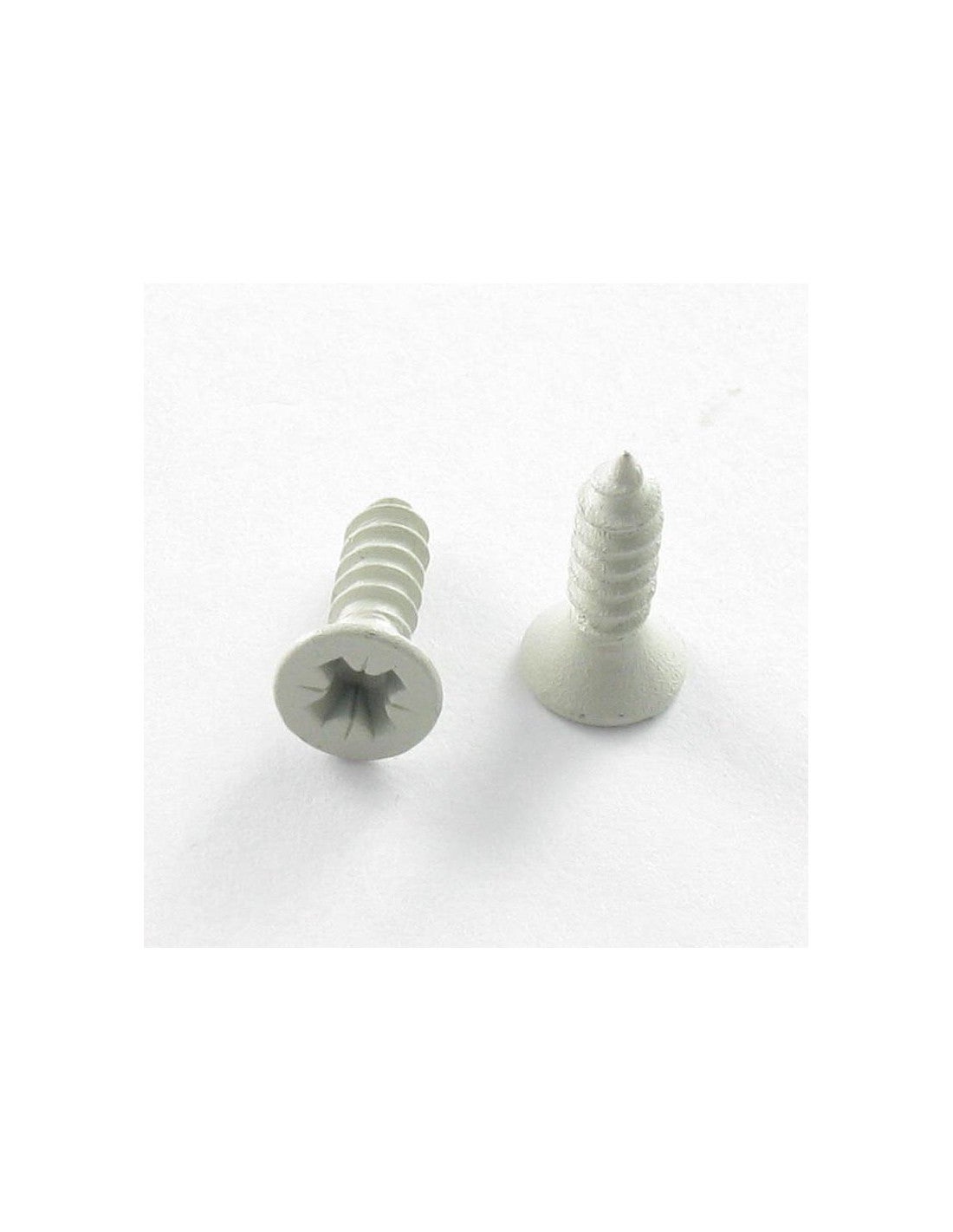 Vis tôle Tête fraisée TF Pozi 3.5X13 Acier zingué LAQ Gris-200 pièces ...