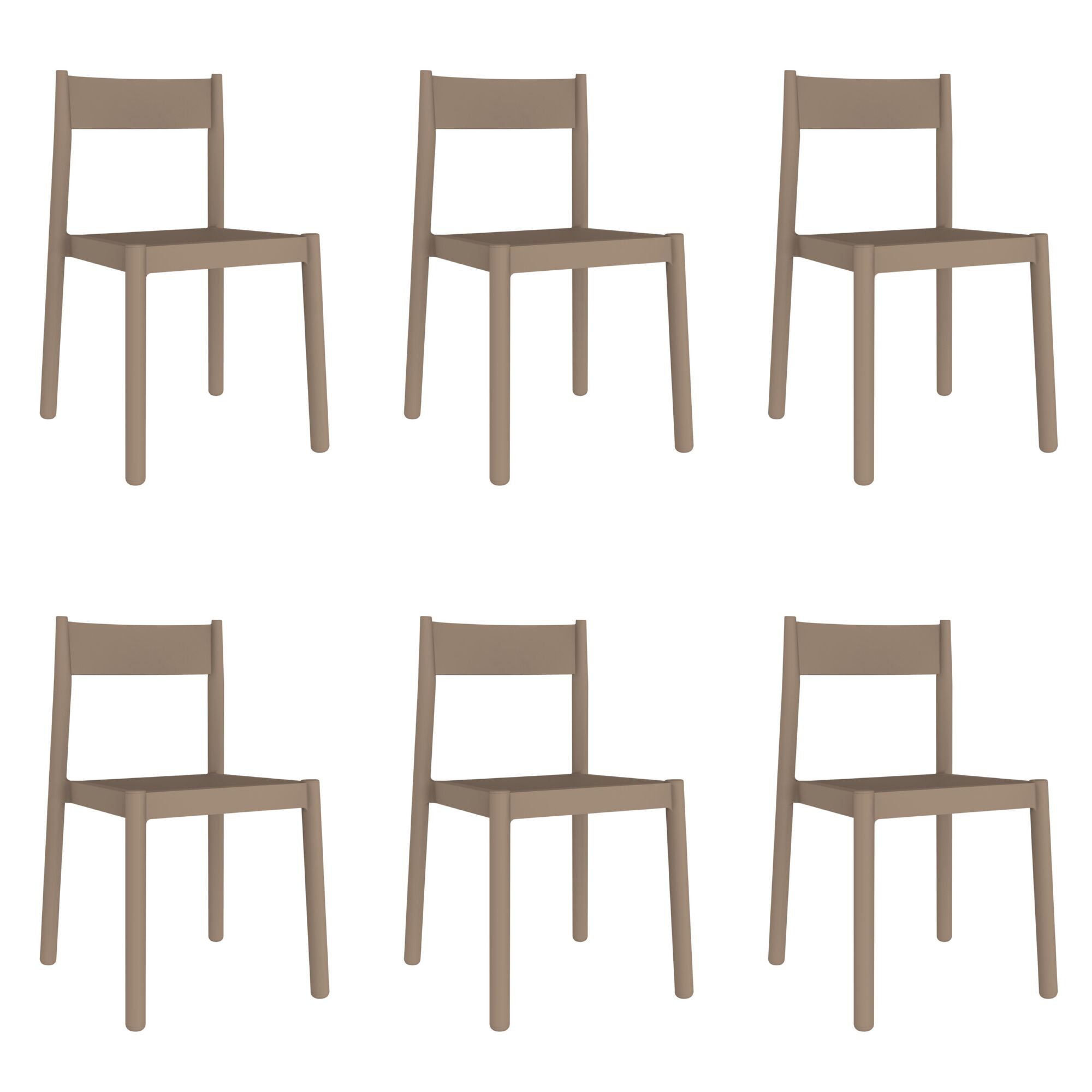 Garbar DANNA Set 6 Silla Interior, Exterior Arena | Leroy Merlin