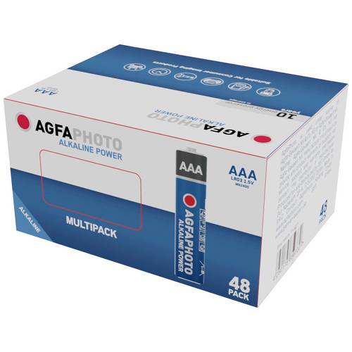 AgfaPhoto Power LR03 Micro (AAA)-Batterie Alkali-Mangan 1.5 V 48 St ...