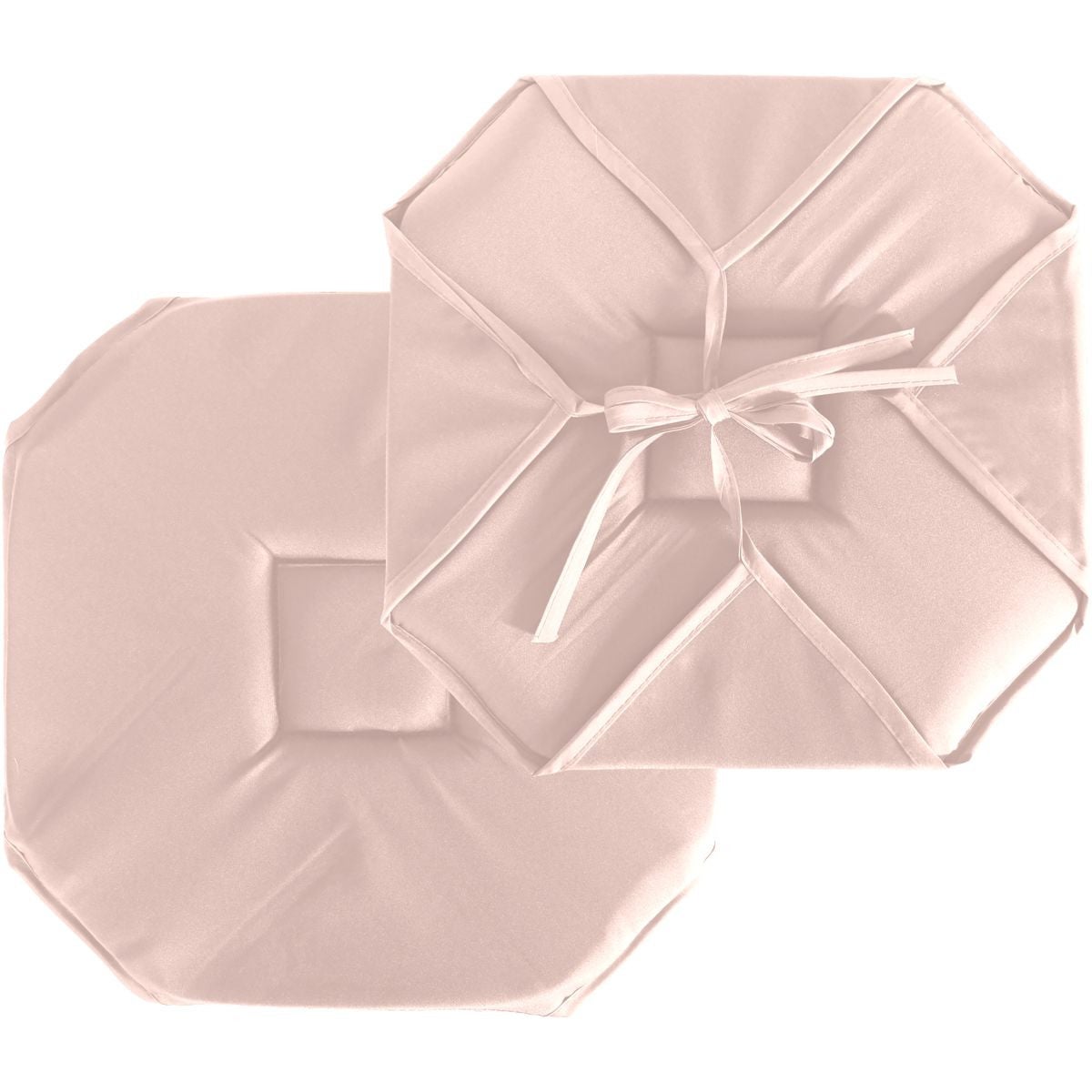 Galette de Chaise Uni "Basic" 40x40cm Vieux Rose | Leroy Merlin