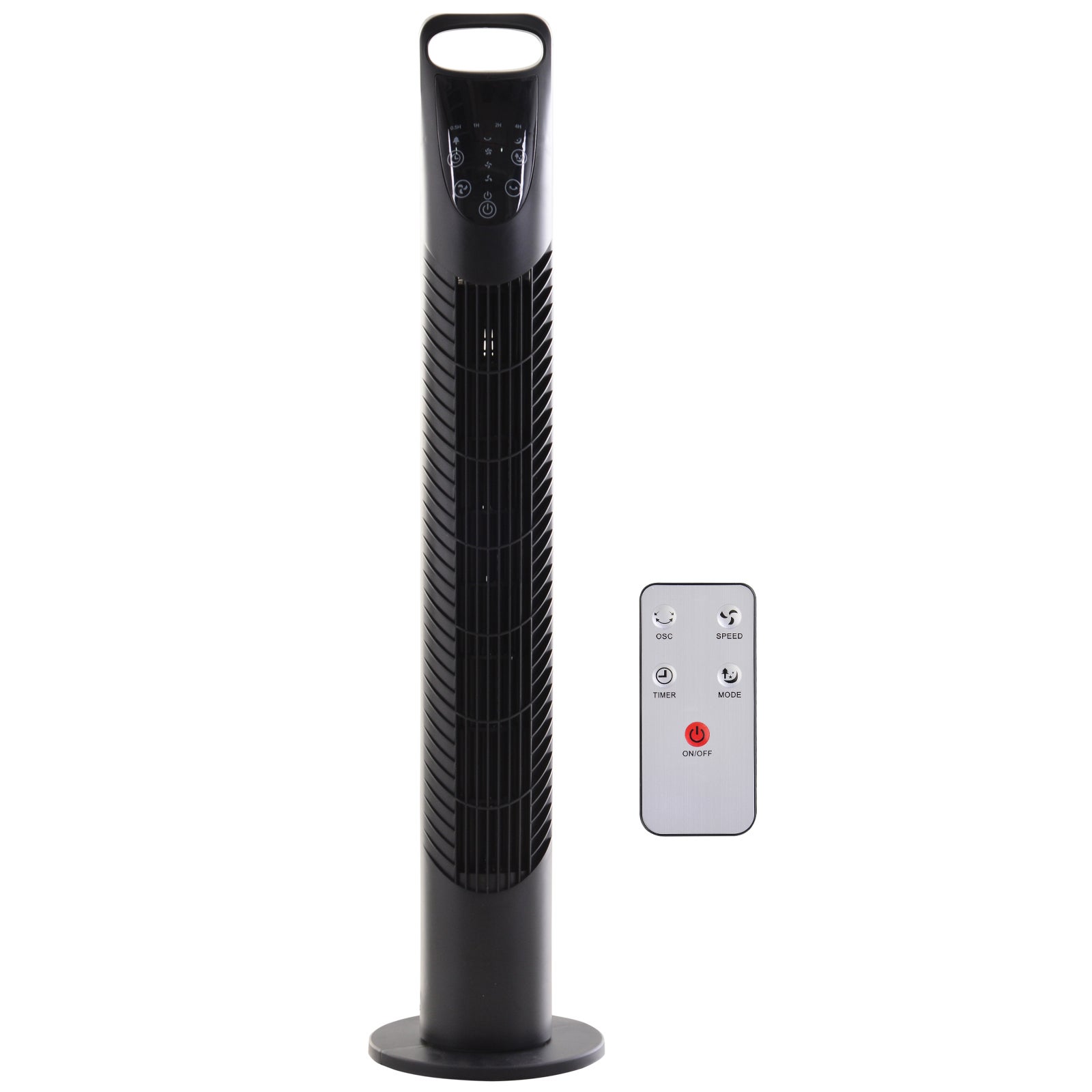 Ventilateur colonne tour oscillant 40 W avec télécommande | Leroy Merlin