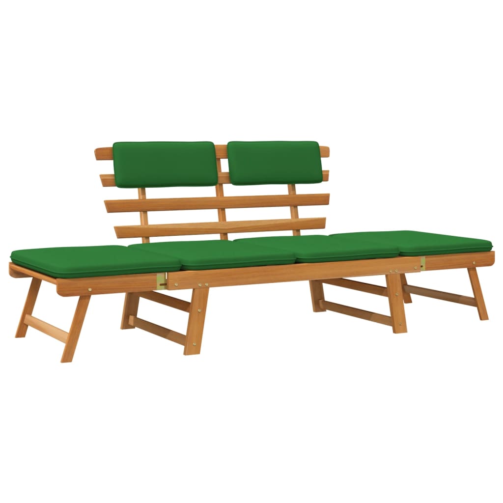 Banco de jardín Muebles de exterior para terraza terraza 2 en 1 con ...