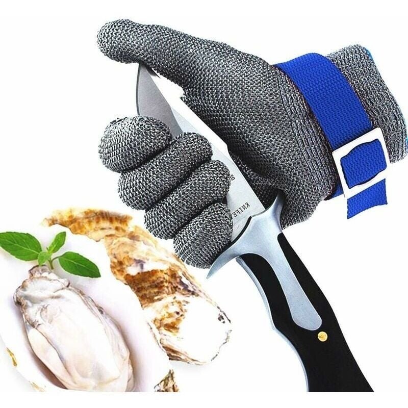 Gants De Boucher R sistants Aux Coupures Niveau 9 Maille En Acier gants-de-boucher-r-sistants-aux-coupures-niveau-9-maille-en-acier