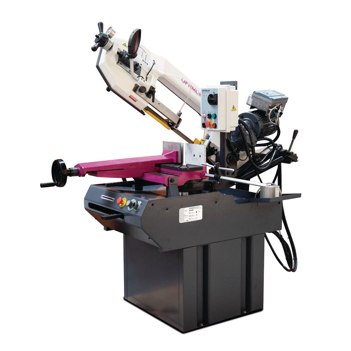 Scie à ruban pour métaux -45 /+60 capacité ronde 255 mm 1,5 kW 400V ...