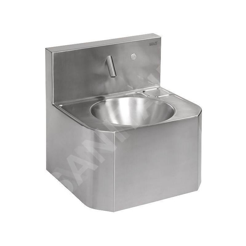 Sanela Lavabos en inox - Lavabo suspendu en inox avec système piezo ...