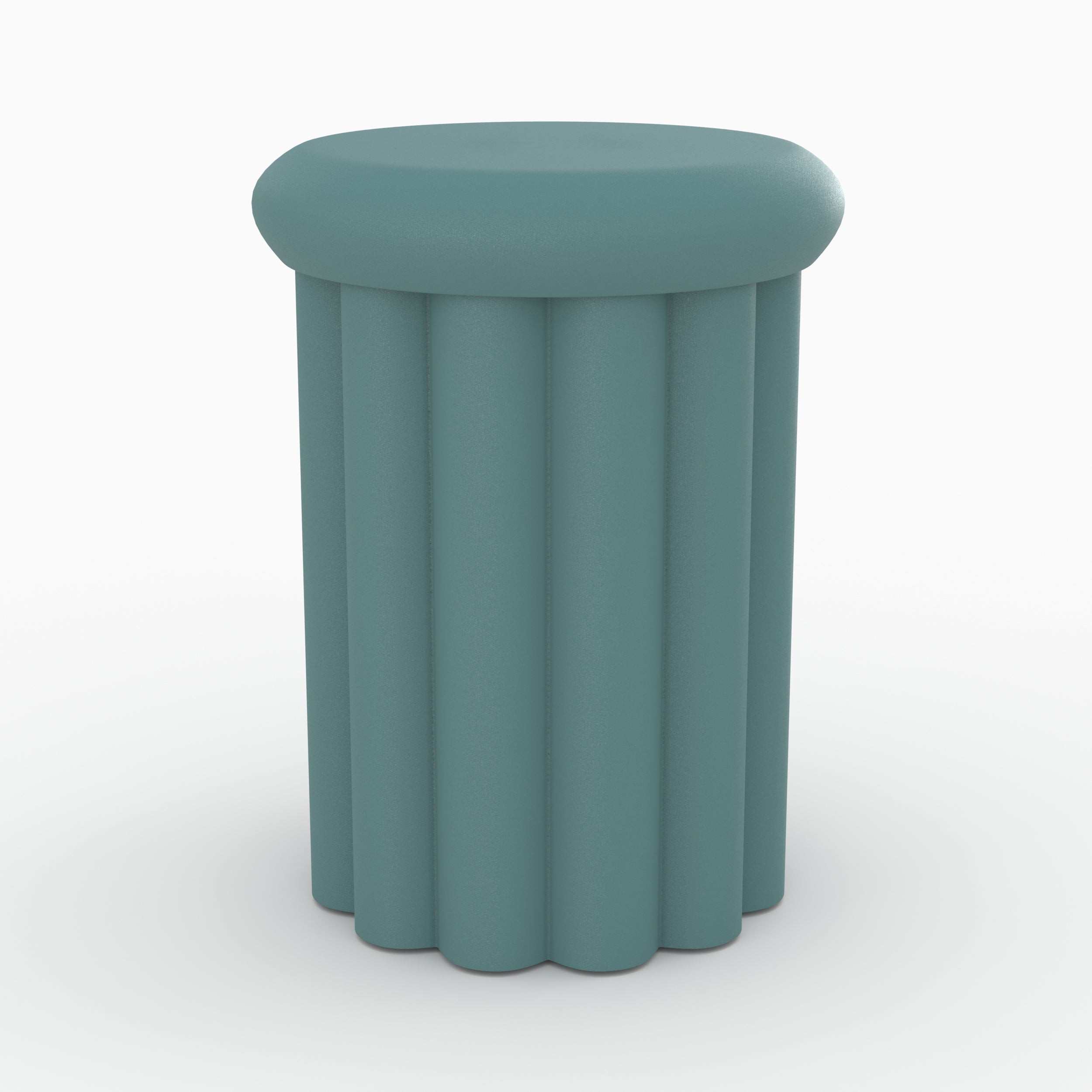 Table d'appoint ronde en métal bleu D37 cm - Aglaé | Leroy Merlin