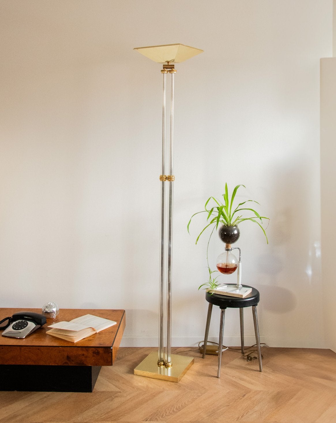 Lampadaire doré Julien N°201 - Bon état | Leroy Merlin