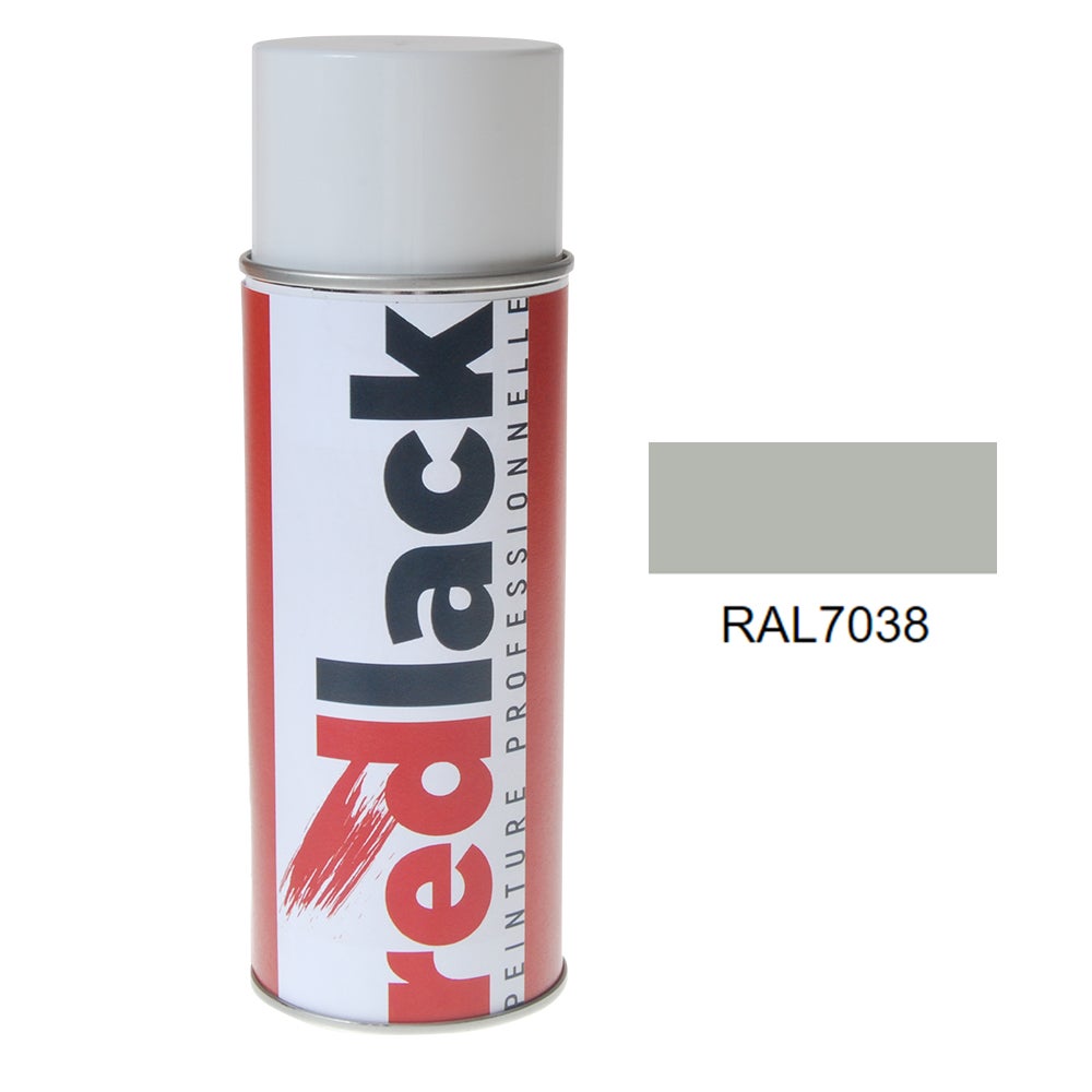 Redlack Peinture aérosol RAL 7038 Satiné multisupport | Leroy Merlin