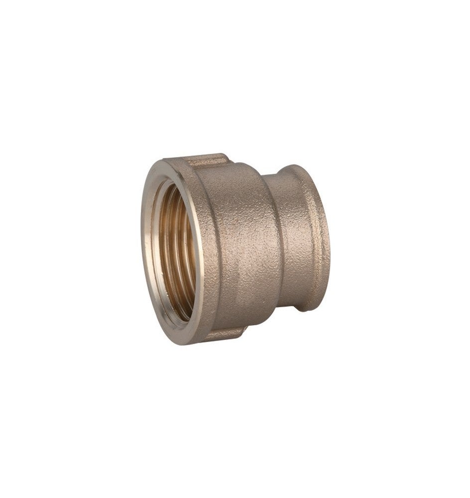 MANGUITO REDUCTOR RECTO FF EN LATÓN AMARILLO IBP3/4" x 1/2" - PAQUETE ...