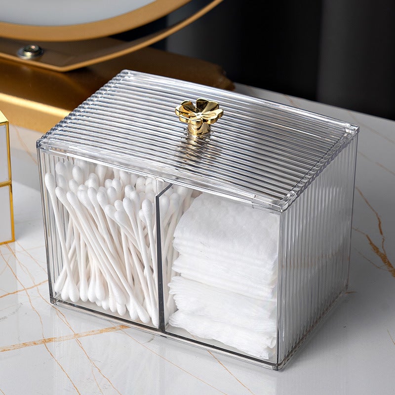 Boite Coton Tige, Rangement Coton Tige, Rangement Maquillage ...