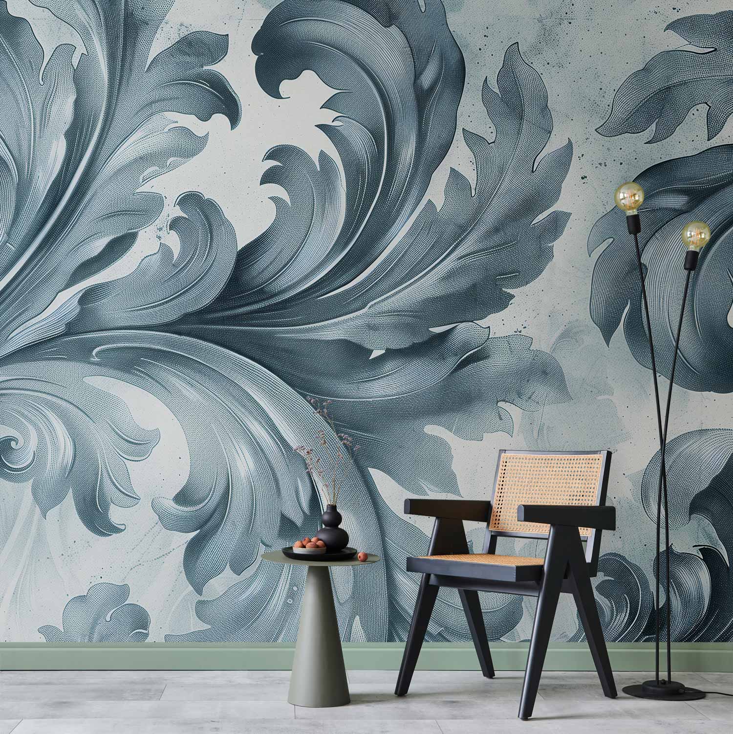 Papier peint - Light Shades of Gray-Blue 147x105 | Leroy Merlin