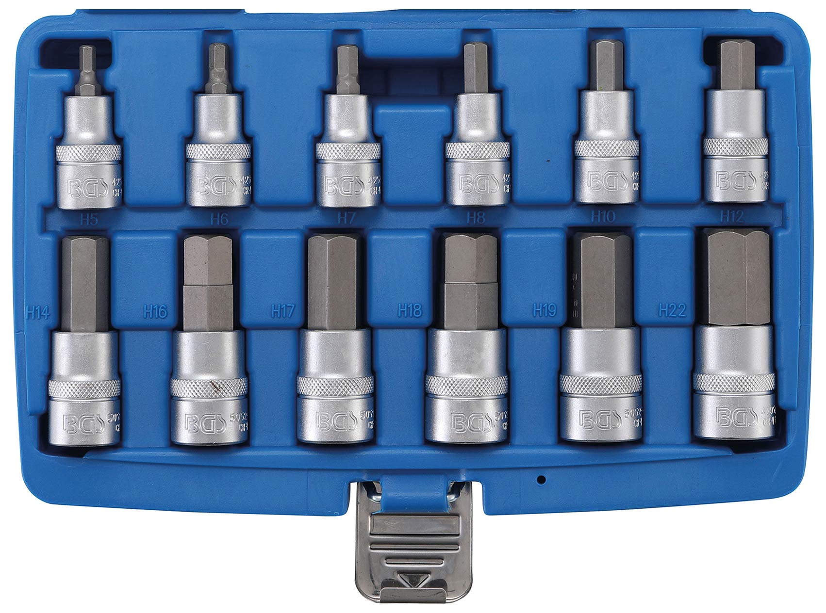 EMBOUTS HEXAGONAUX BGS TECHNIC DE 5 à 22 mm COFFRET DE 12 EMBOUTS ...