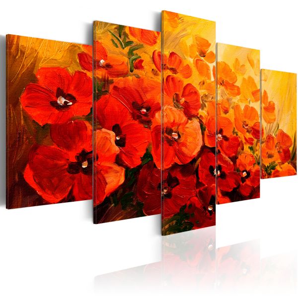Tableau Fleurs Land of Poppies 200x100 cm | Leroy Merlin