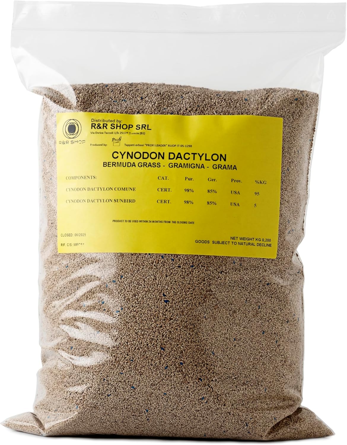 R&R SHOP - Graines de gazon résistantes, chiendent (Cynodon dactylon ...