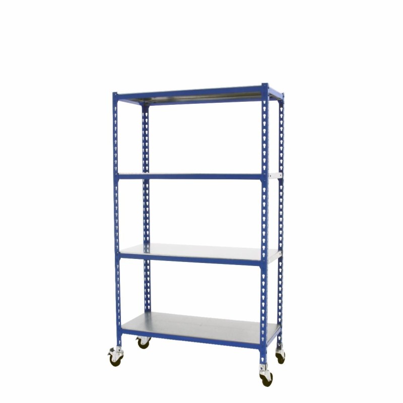 Estanteria SIMONCLICK MOBILE PLUS 4/300 1500 AZUL/GALVA - 447109024151034 - Simon Rack | Leroy ...