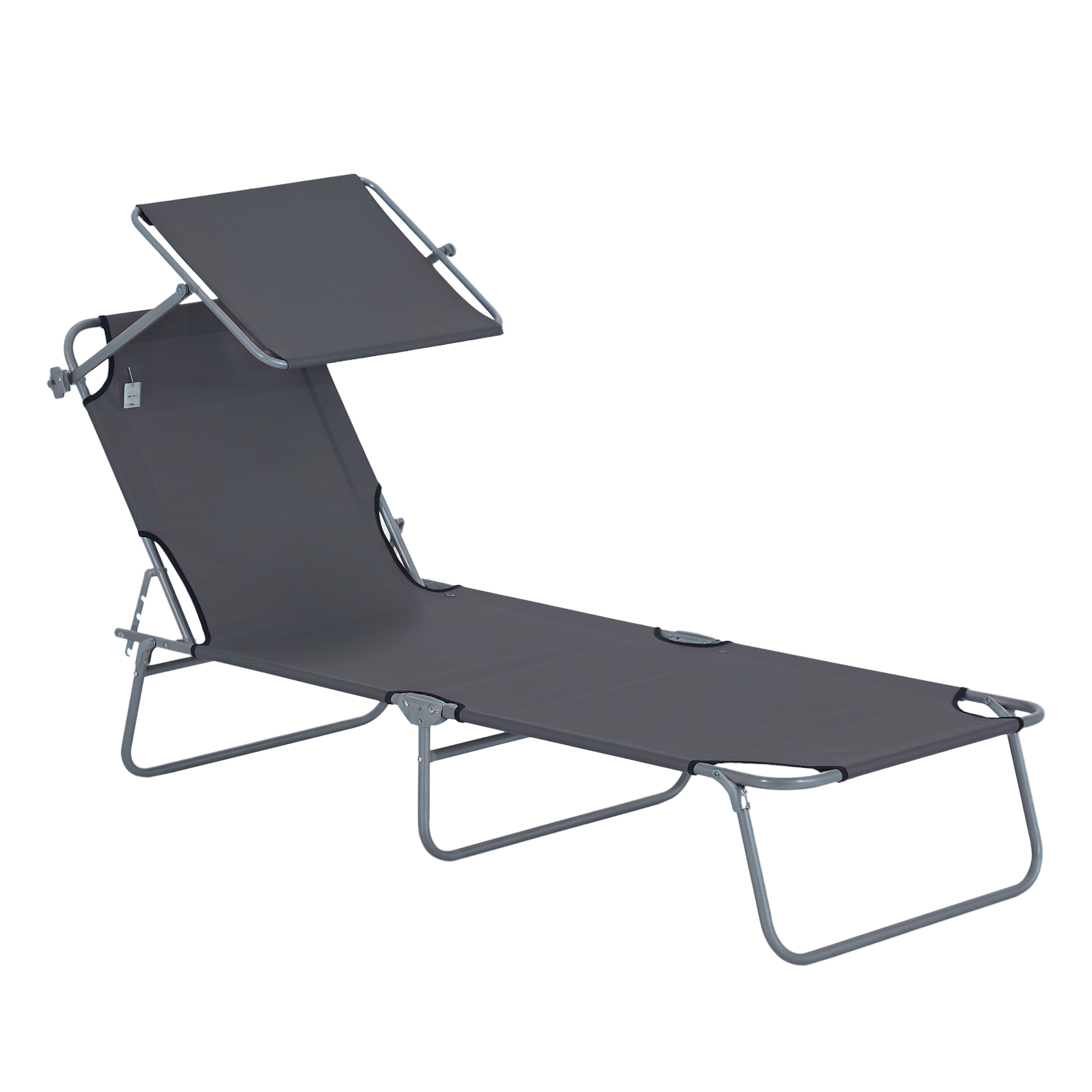 Chaise longue Métal Outsunny | Leroy Merlin