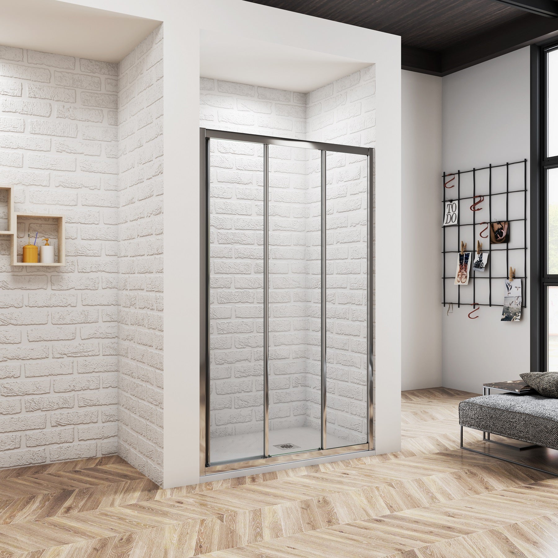 Porte Douche Coulissante