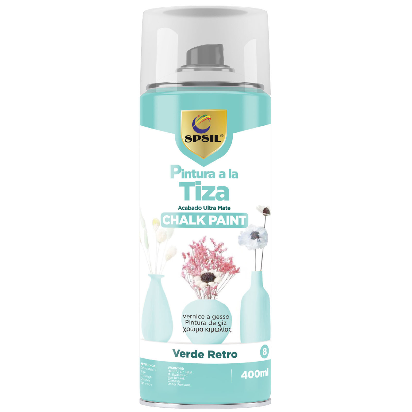 Pintura en Spray a la Tiza - Chalk Paint - Verde Retro 400ML | Leroy Merlin