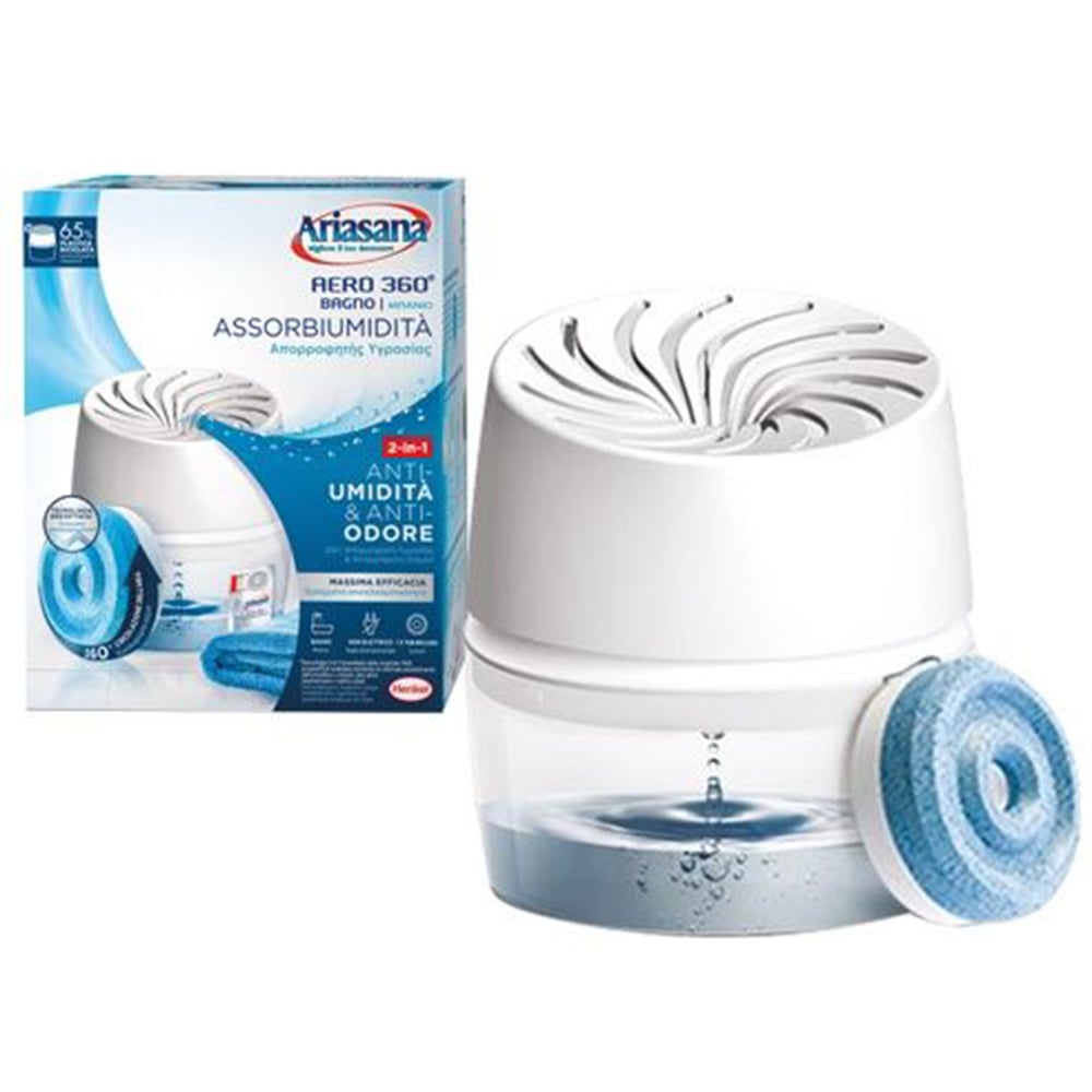 Ariasana Aero 360° Bagno Kit Assorbiumidità, deumidificatore casa non ...