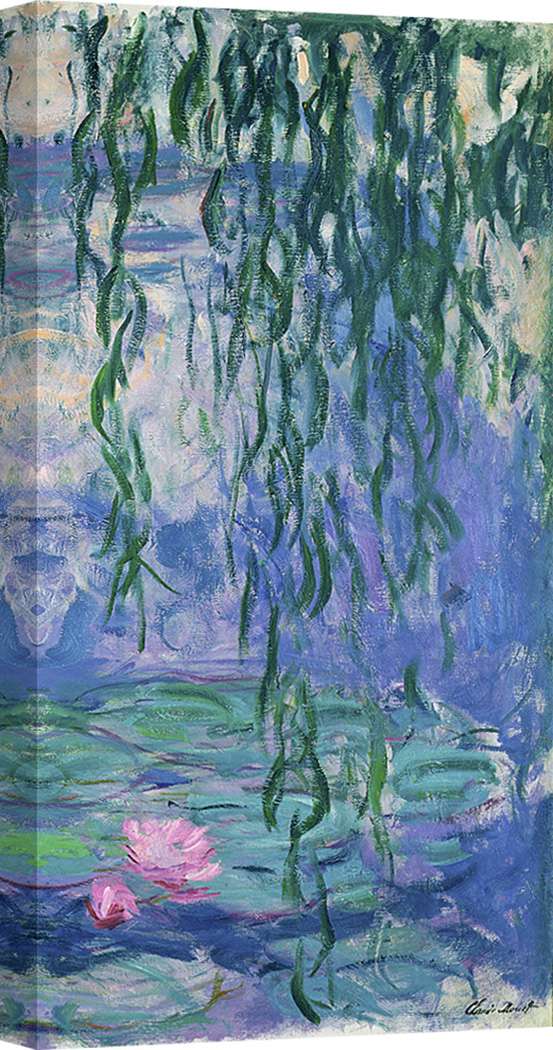 Peinture, impression sur toile - Claude Monet, Nymphéas III - 140x70 cm ...