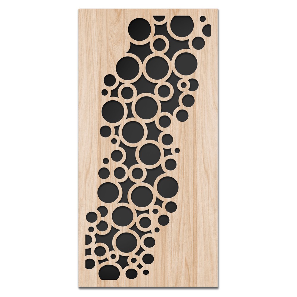 CERCLE - Cadre Meuble LASERCUT Composite Bois Et PVC 50X100 CM | Leroy ...