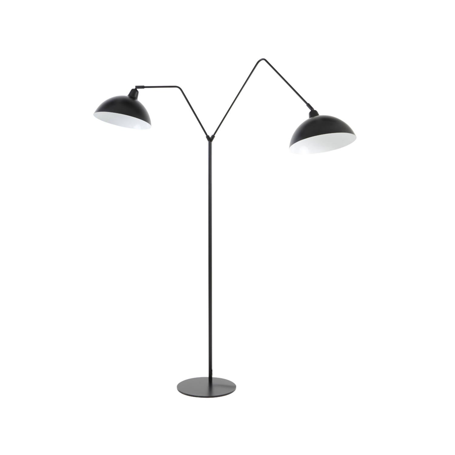 Light & Living - lampadaire - Orion - noir - métal - lampe de lecture ...