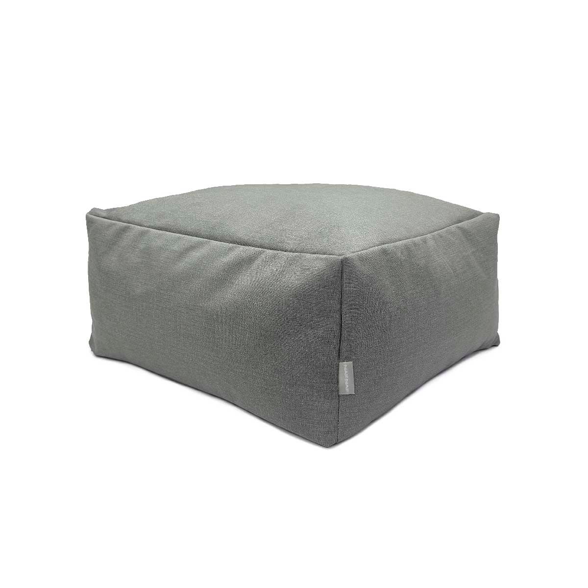 Pouf Panda Brushed sfoderabile 50x50x25 cm grigio scuro | Leroy Merlin