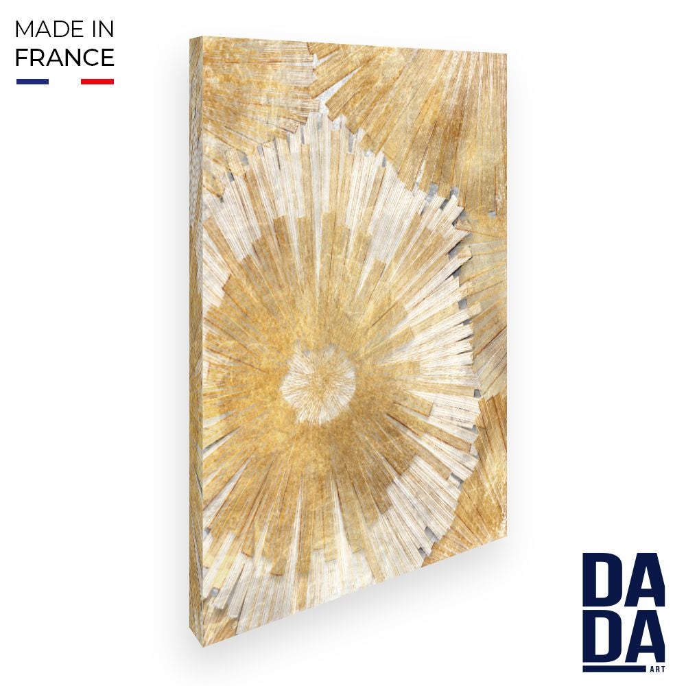 Toile Rayons texturés / 50x70cm / Fabriqué en France / DADA ART | Leroy ...