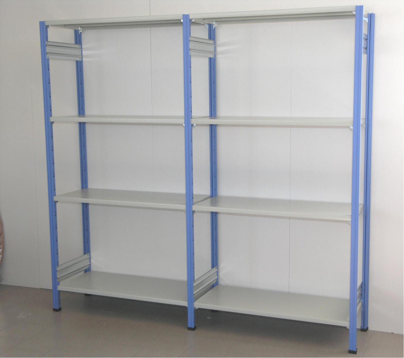 Étagères métalliques d'entrepôt peintes cm. 120x40x150h | Leroy Merlin